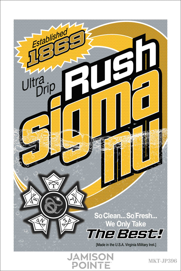 Sigma Nu Ultra Drip Rush Tshirt - Jamison Pointe