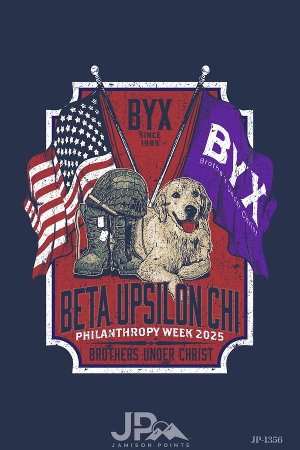 Beta Upsilon Chi Texas State University Philanthropy Week T-Shirt - Jamison Pointe