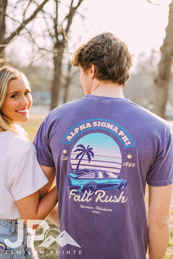 Alpha Sigma Phi Fall Rush Beach Tee - Jamison Pointe