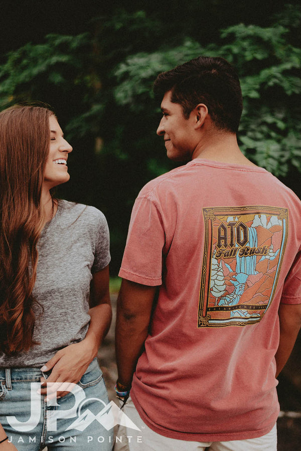 Alpha Tau Omega Fall Rush Waterfall T-Shirts | Jamison Pointe