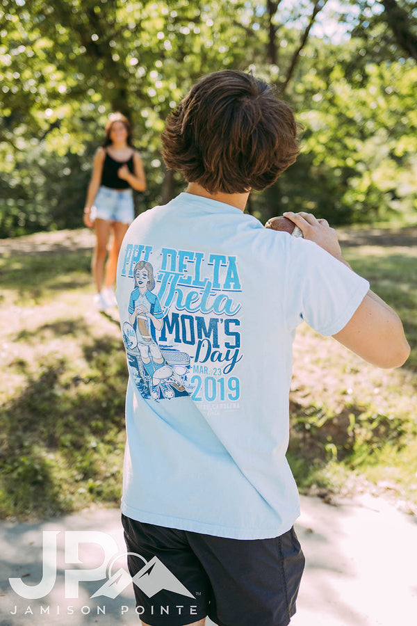 Phi Delta Theta Moms Day Football Tee - Jamison Pointe