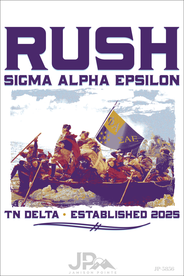 Sigma Alpha Epsilon Tennessee Tech University Rush T-Shirt - Jamison Pointe