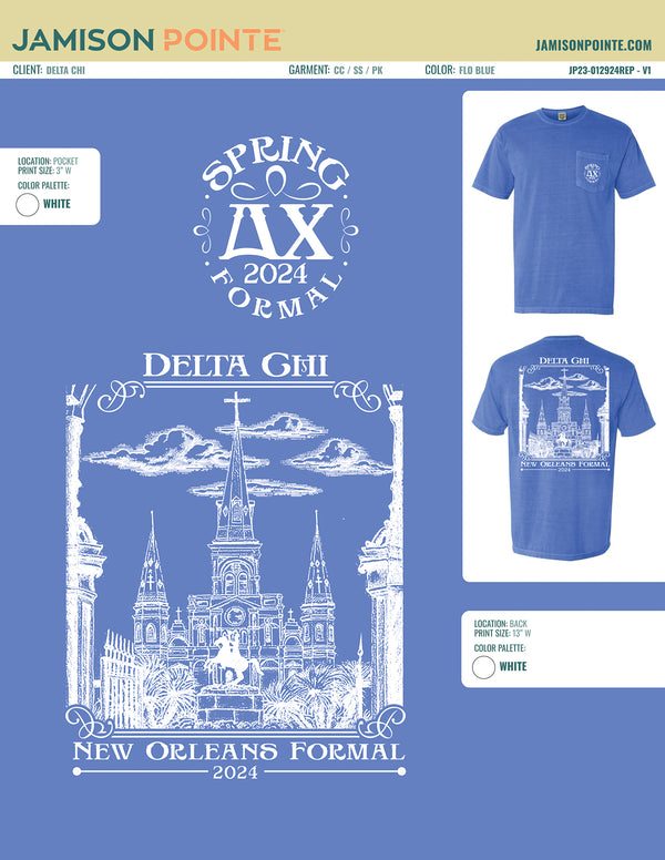 Custom Delta Chi Shirts - Fraternity T-Shirts | Jamison Pointe
