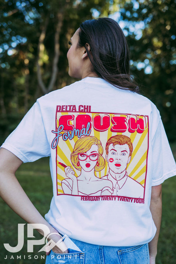 Delta Chi Crush Formal Tshirt - Jamison Pointe