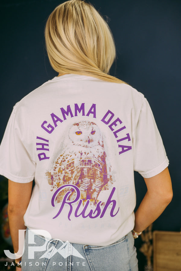 Fiji Owl Rush Tshirt - Jamison Pointe