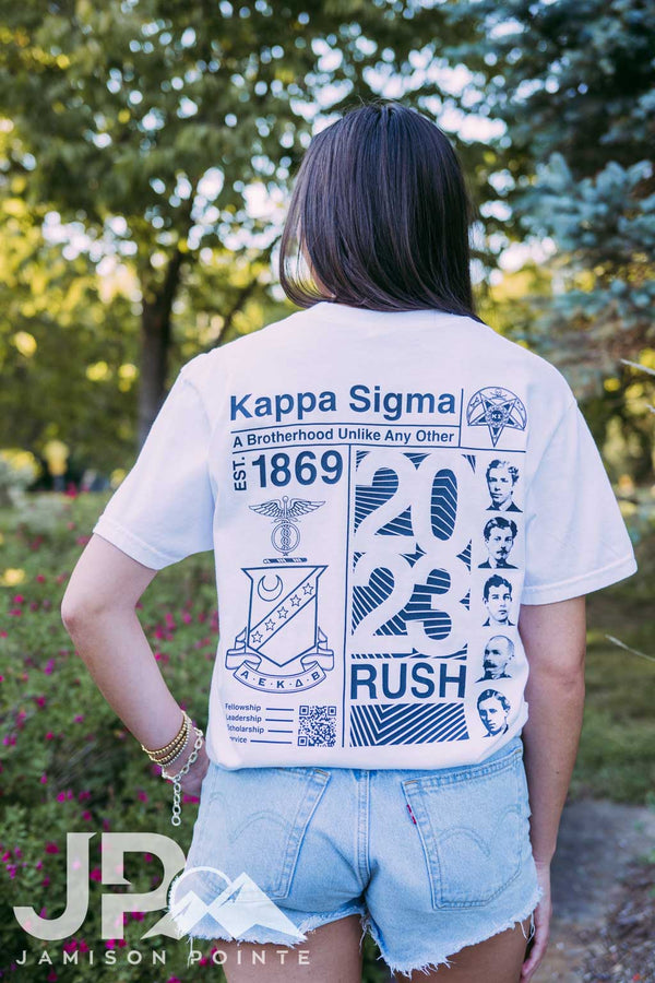 Kappa Sigma Newsletter Rush Tshirt - Jamison Pointe