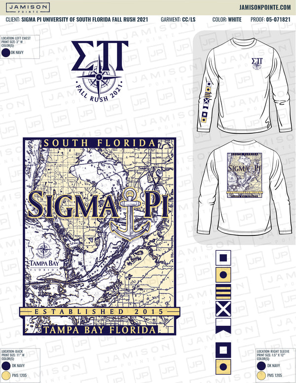 Sigma Pi University of South Florida Fall Rush T-Shirt Buy - Jamison Pointe