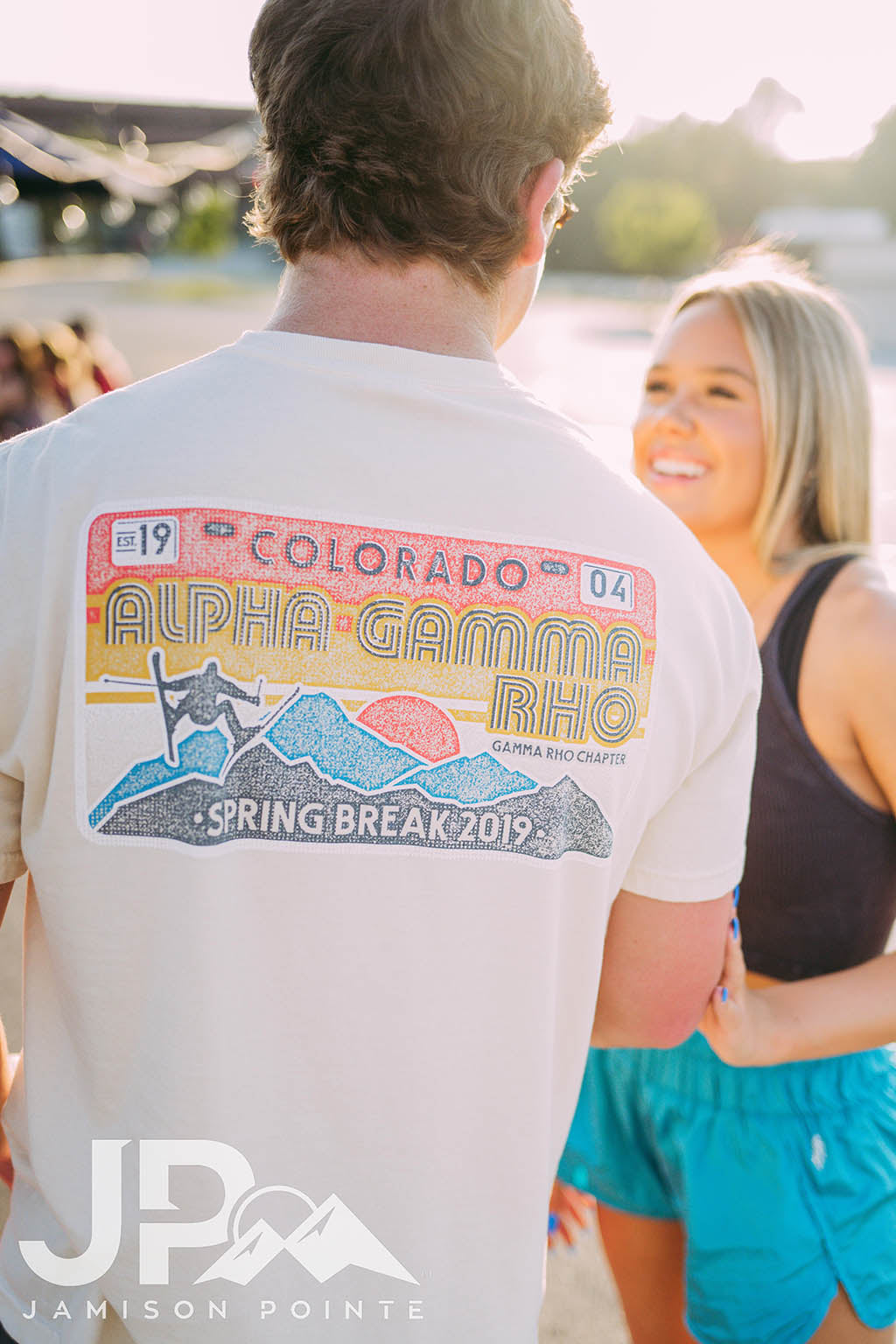 Alpha Gamma Rho Spring Break Colorado Tee - Jamison Pointe