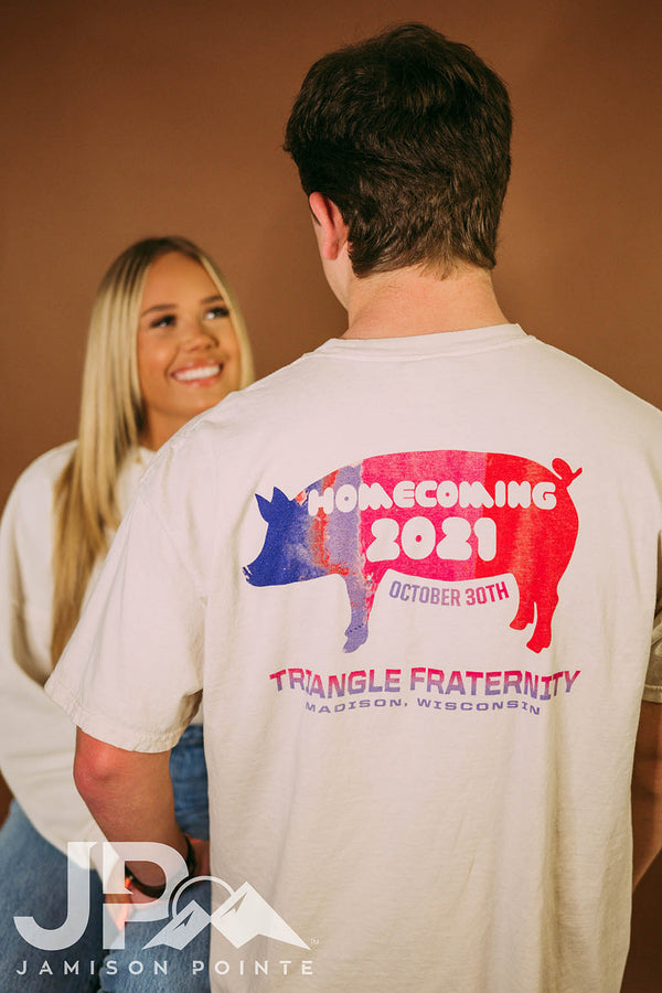 Triangle Fraternity Homecoming Pig T-Shirts | Jamison Pointe
