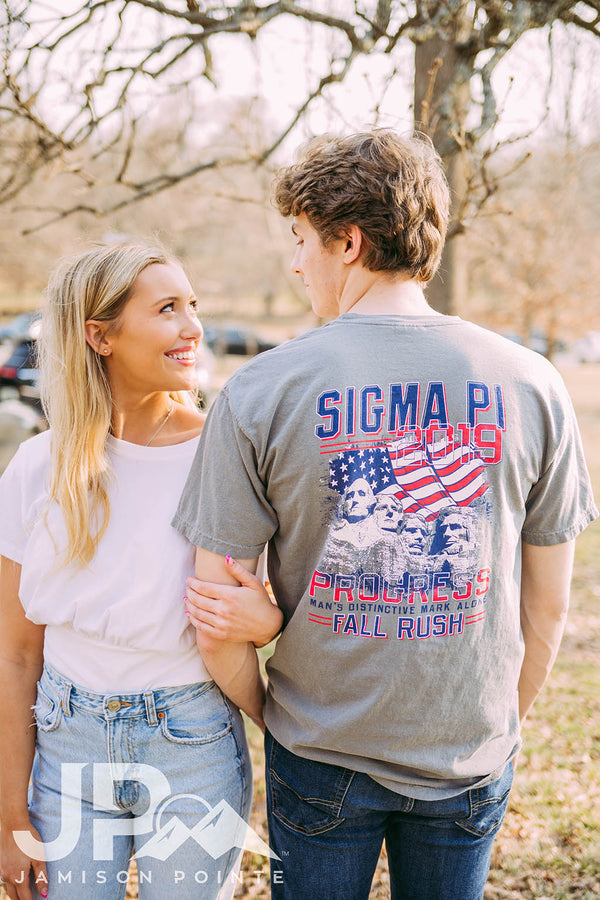 Sigma Pi Fall Rush Mount Rushmore Tee - Jamison Pointe