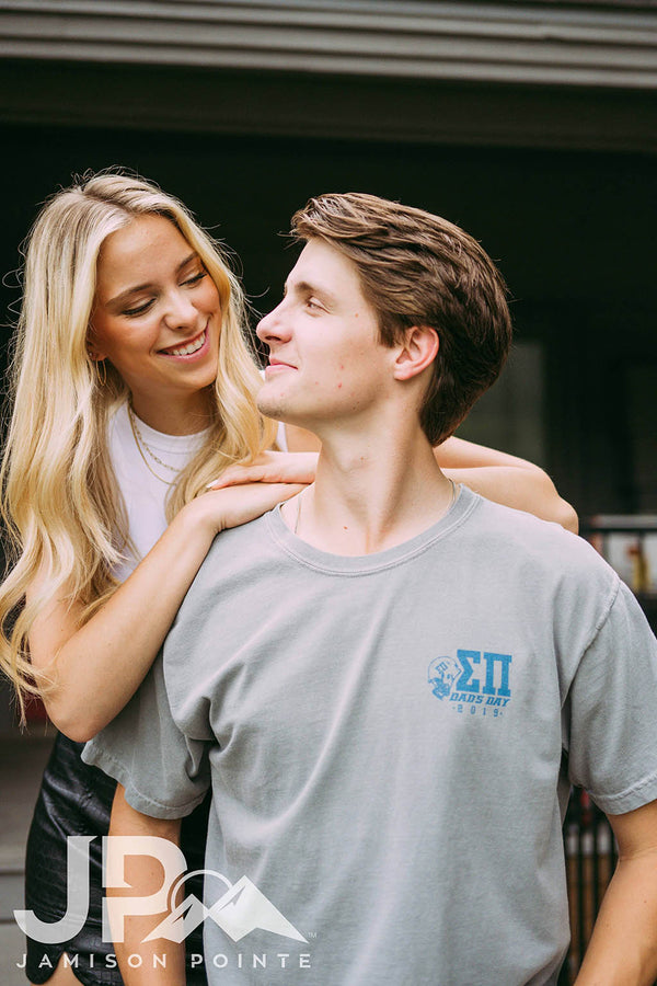 Sigma Pi Football Player Dad's Day Tshirt - Jamison Pointe